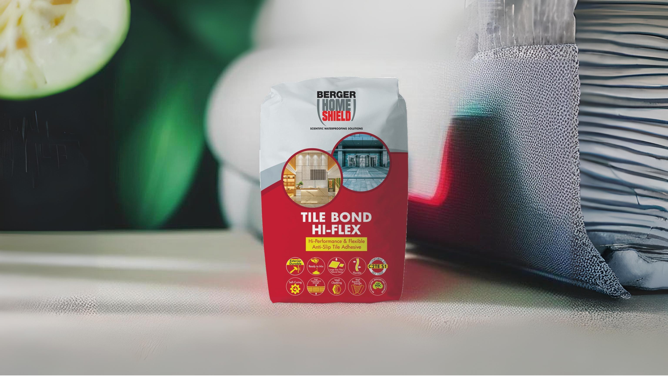 HomeShield Tile Bond Hi-Flex | Tile Glue Adhesive | Berger Paints