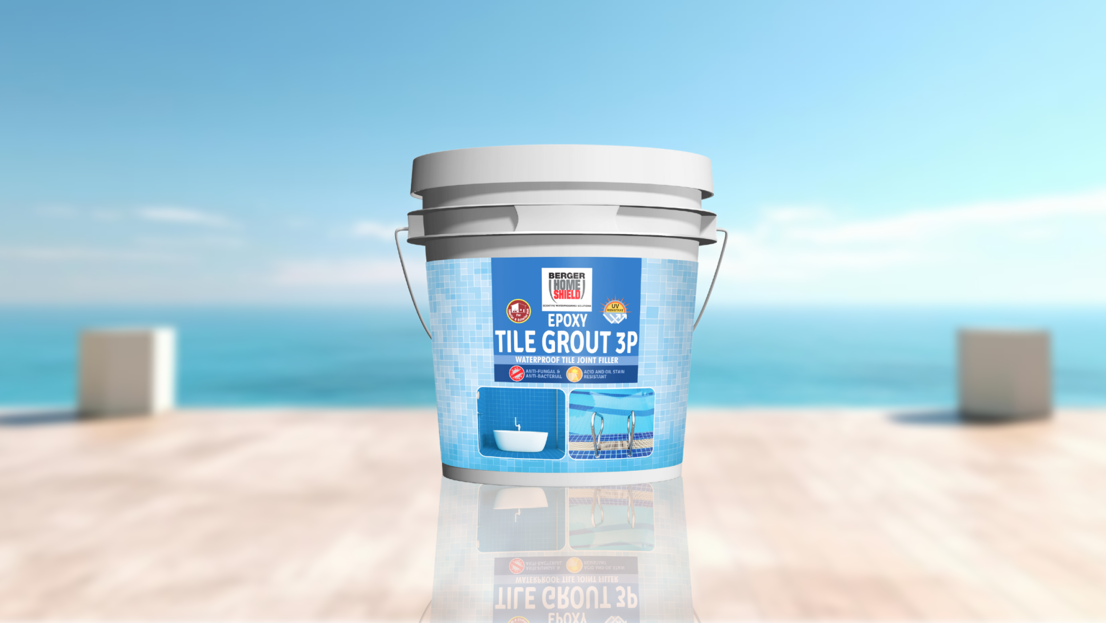 HomeShield Epoxy Tile Grout 3P Roof & Floor Coating