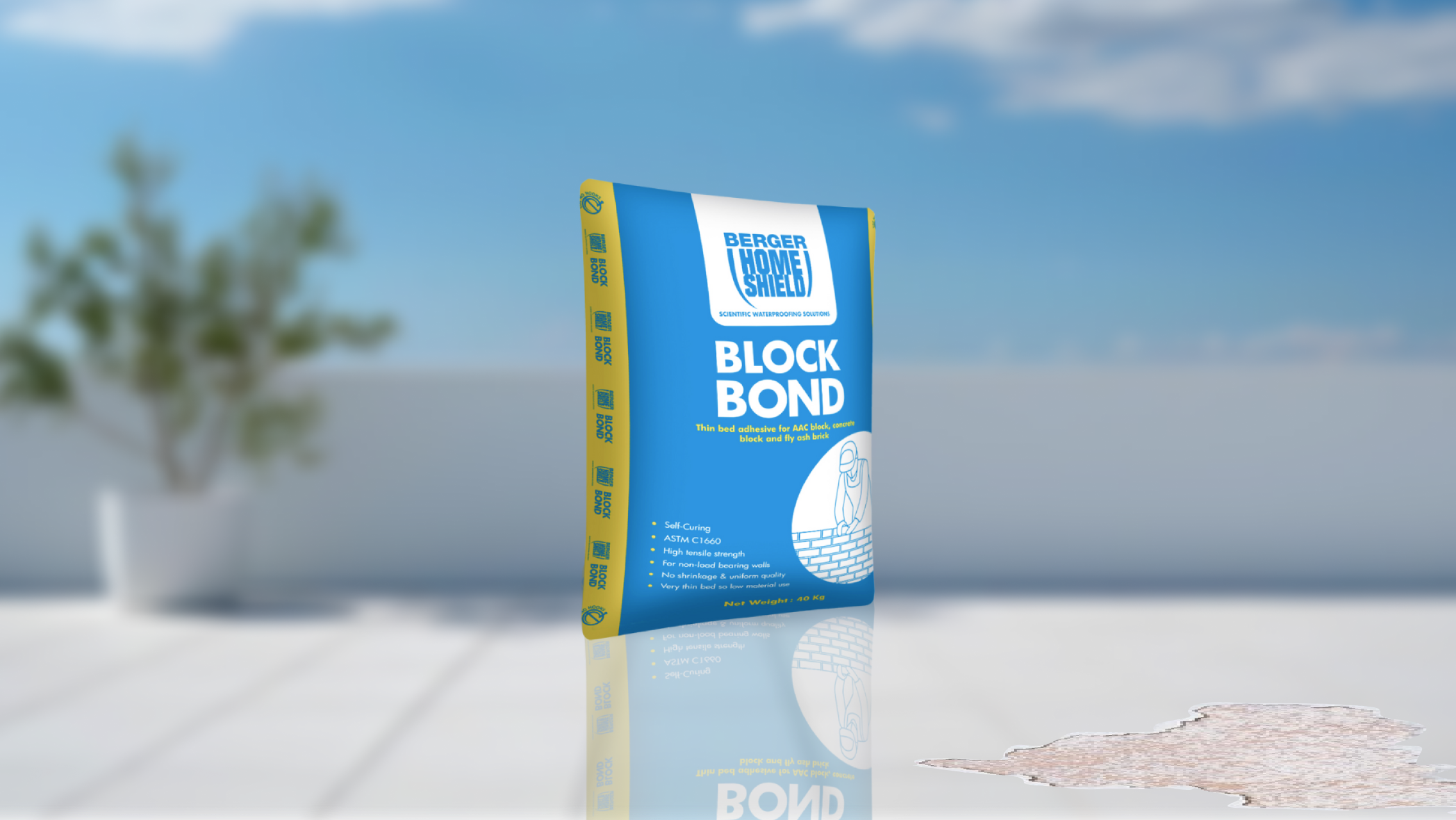 HomeShield BlockBond for Construction Waterproofing