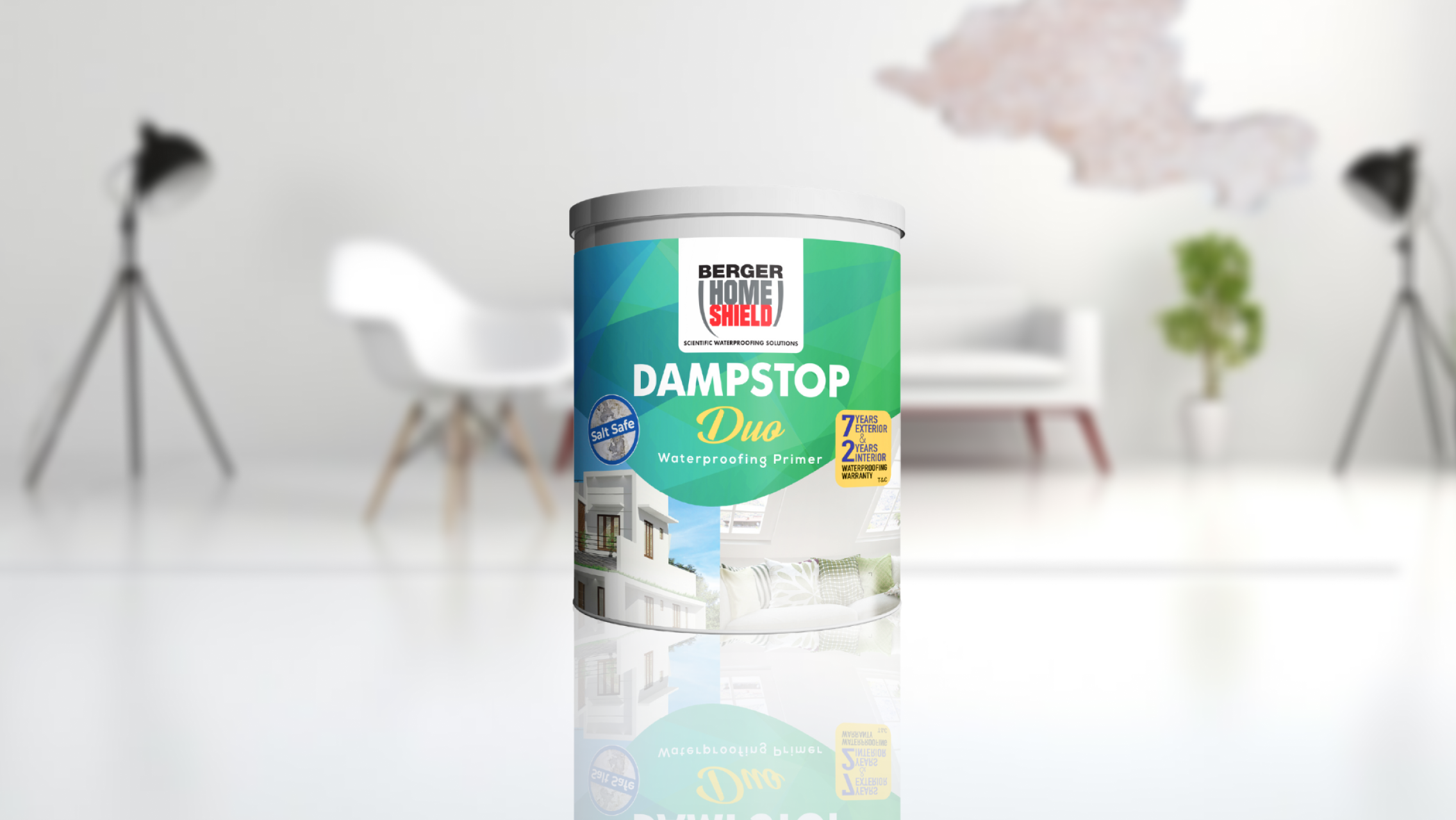 HomeShield Dampstop Duo | Waterproof Primer | Berger Paints