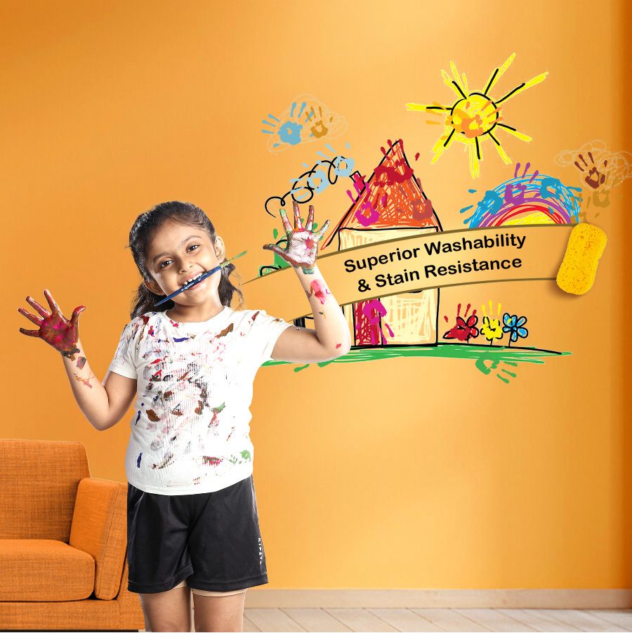 Easy Clean Interior Paint for Stain-Free Walls