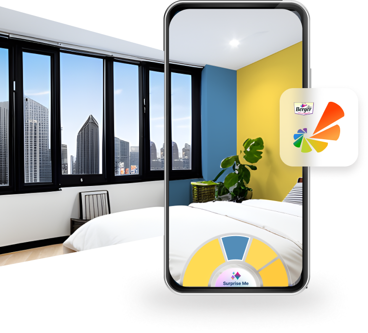Berger My Colour App - AI House Paint Colour Visualizer for Perfect Walls