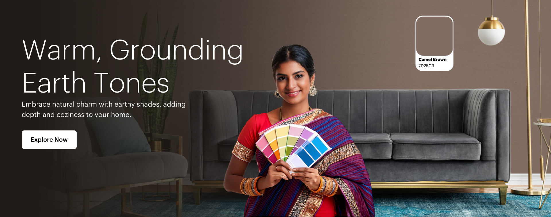 Earth Tone Colour Shades & Natural Tones for Walls