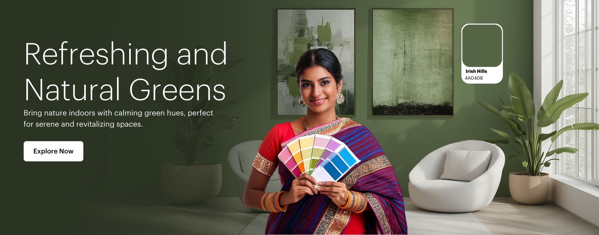 Green Colour Paints - 200+ Green Colour Shades for Wall