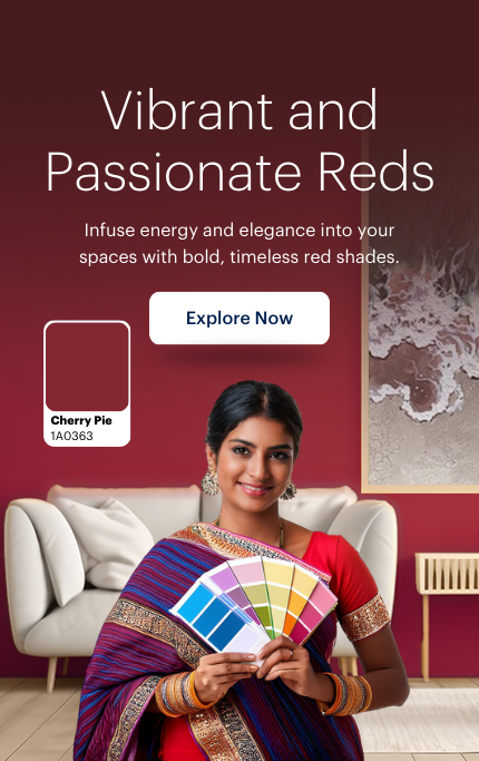 Red Wall Paints - Red Colour Shades & Wall Paint Combinations