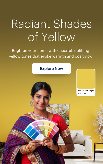 Yellow Paint Shades - Bright Yellow Colour Combinations for Wall