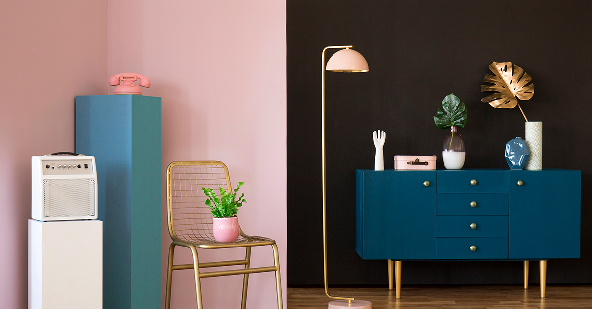 Unique Wall Colour Combinations For The Living Space