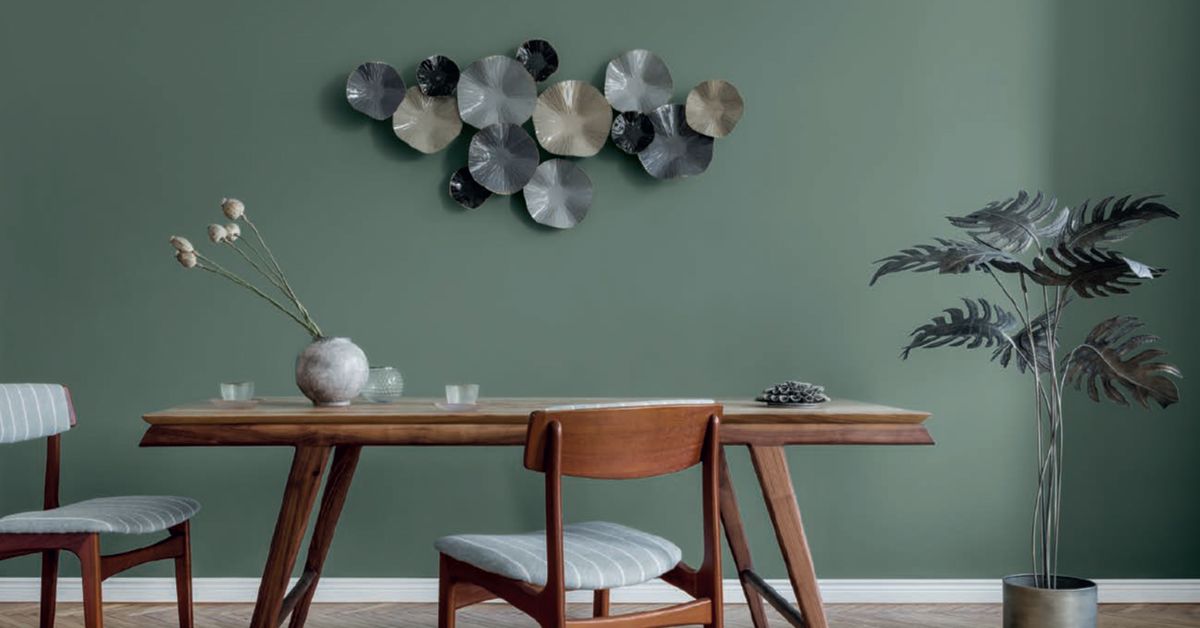 Nature-Inspired Colours - Fresh & Vibrant Wall Paint Ideas
